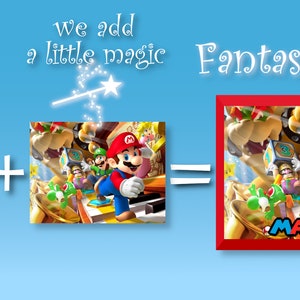 Super Mario Portrait From Your Photo! Be Your Favorite Character From ...