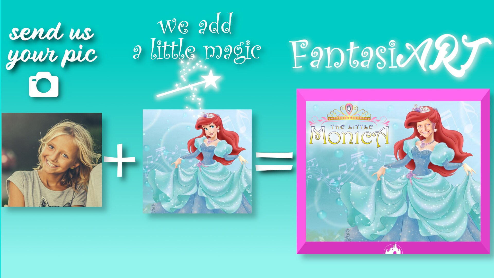 Disney Princess Portrait From Your Photo Be Your Favorite Princess From ...