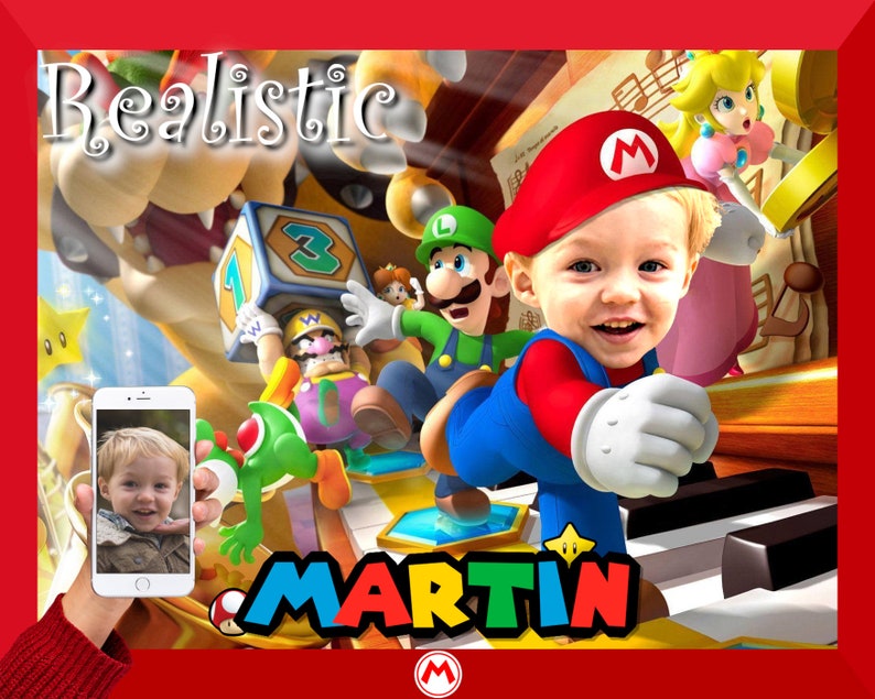 Super Mario Portrait From Your Photo Be Your Favorite Character From ...