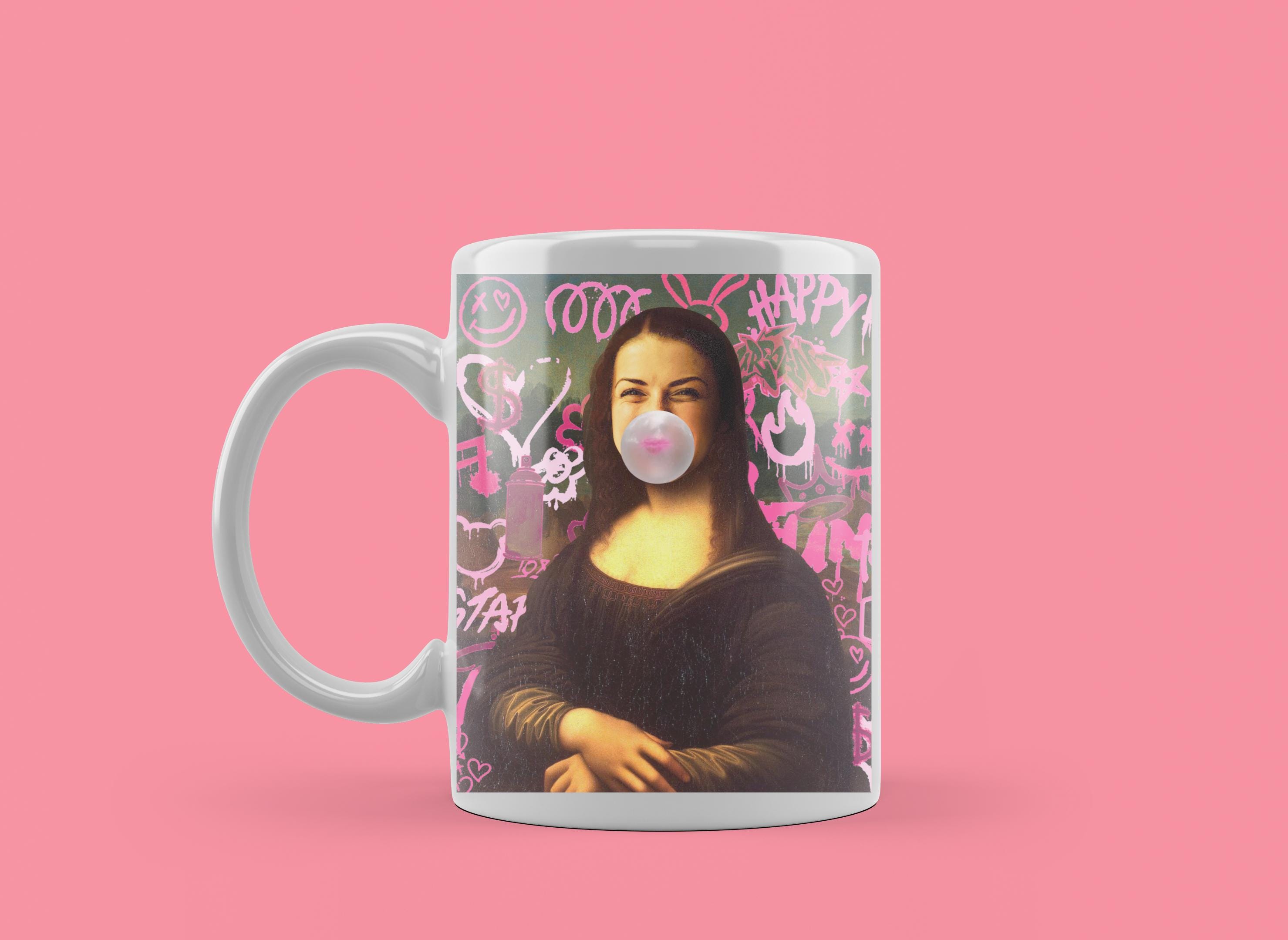 Graffiti Mona Lisa Personalized Portrait: Custom Renaissance Art - Etsy