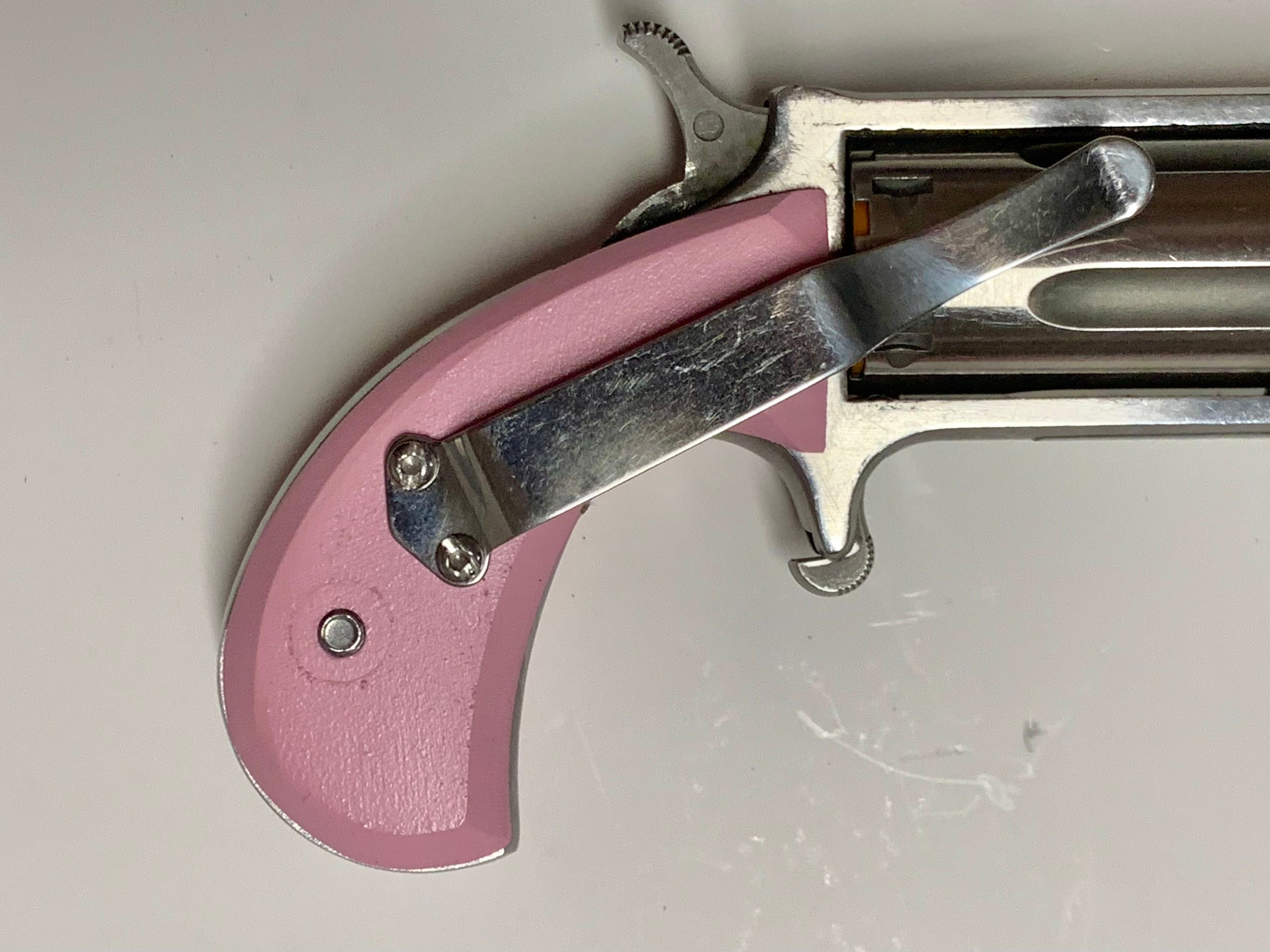North American Arms Revolver Grip W Pink Lady Duracoat and Stainless ...