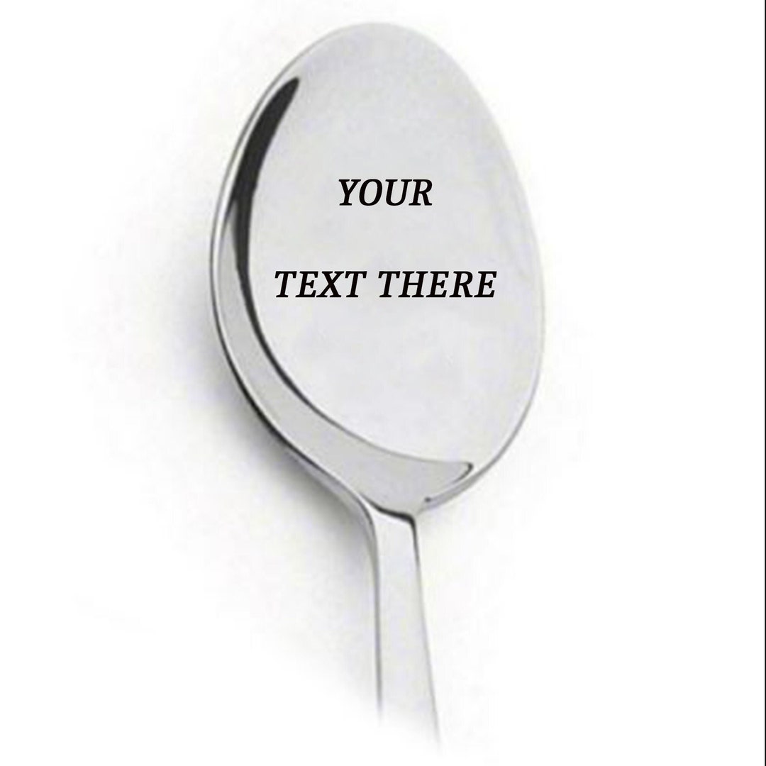 Personalized Spoon, Custom Spoon, Design Your Own, Engraved Spoon ...