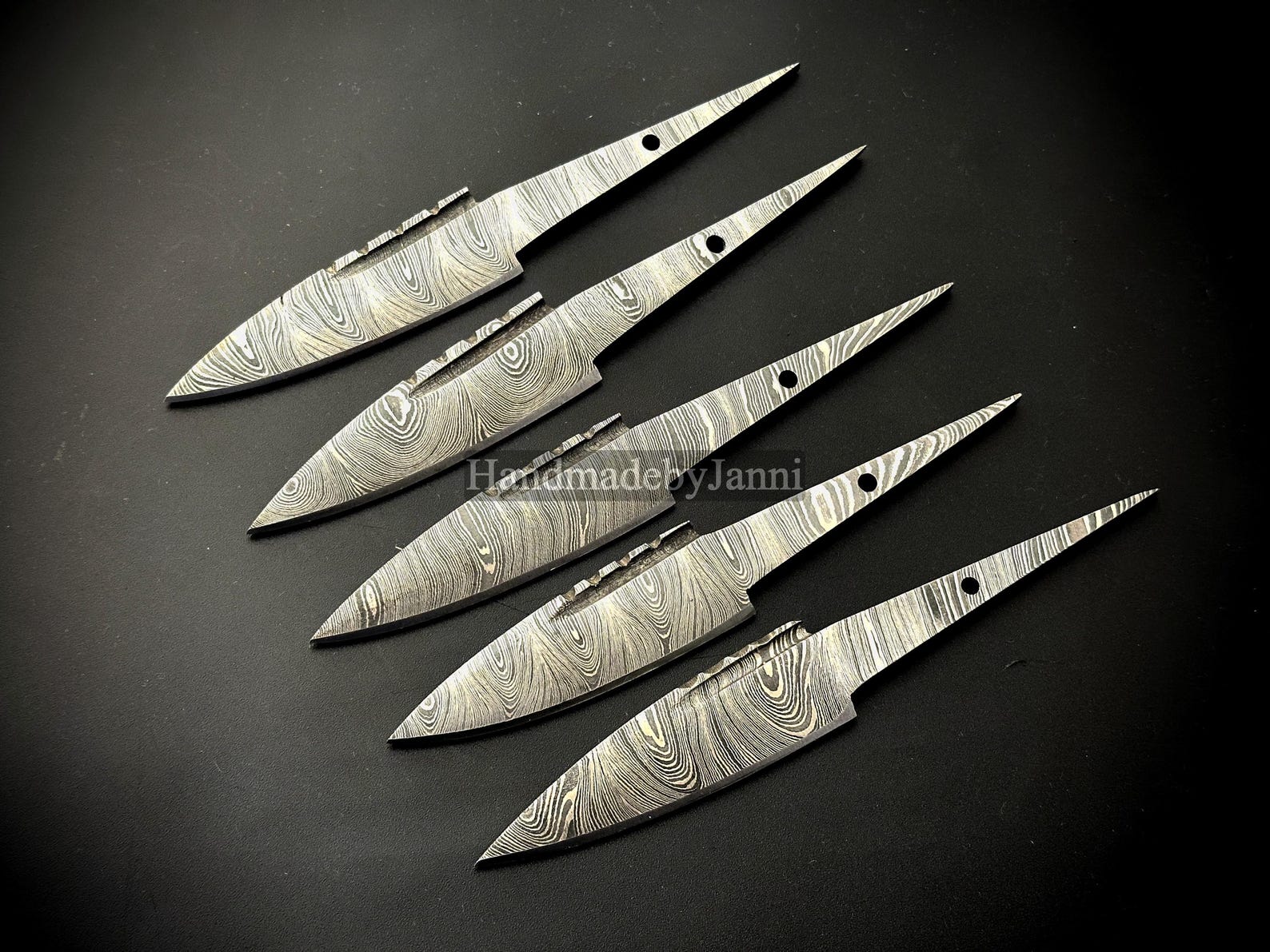 Handmade Damascus Steel Sgian Dubh Blank File Work Professionaly Heat ...