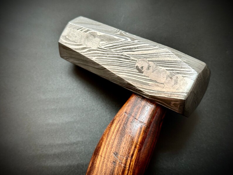 Handmade Damascus Steel Hammer | Heat Treated | Wood Working | Gift - Etsy