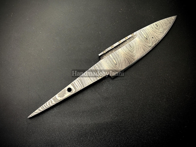 Handmade Damascus Steel Sgian Dubh Blank File Work Professionaly Heat ...