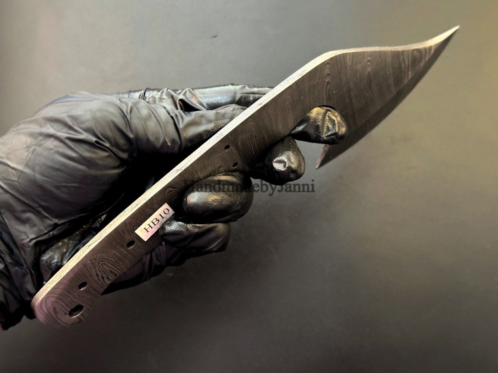 Genuine Damascus Steel Axe Cleaver Blank Make Your Own Cleaver Full ...