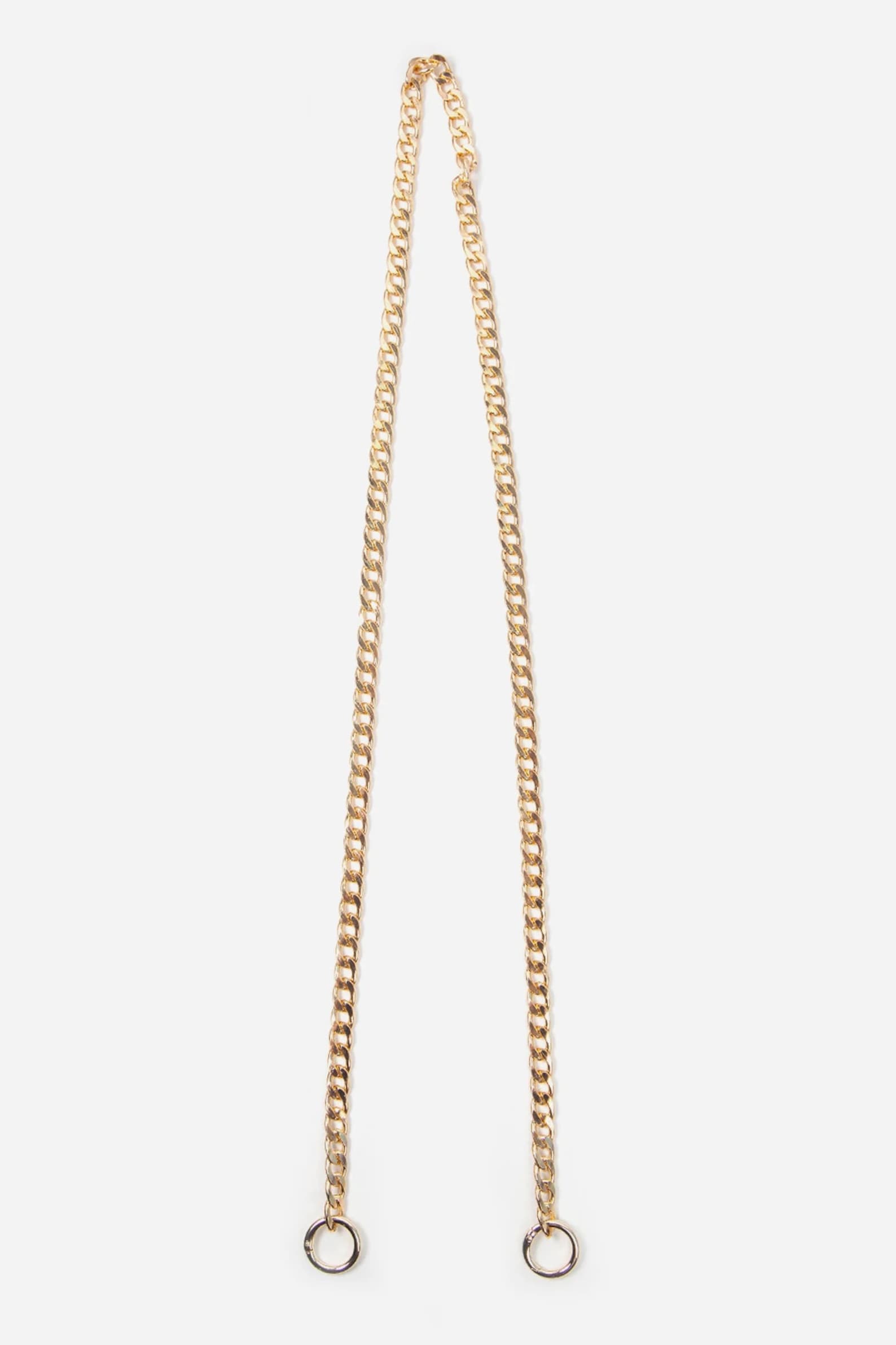 Gold Cuban Link Chain Bag Strap With Gold Furnishings 120cm - Etsy