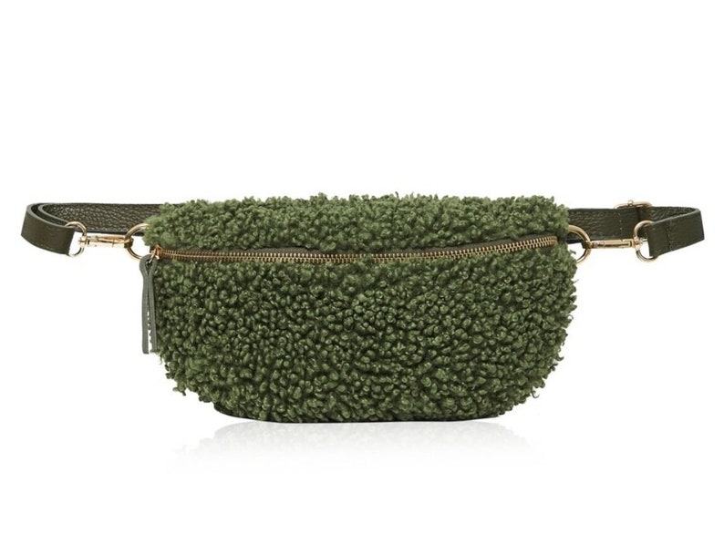 Faux Shearling 'teddy' Hip Bag: Crossbody Fanny Pack - Etsy