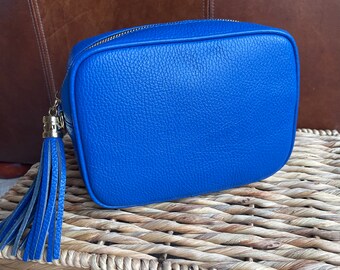 Cobalt Blue Cross Body Bag - Etsy