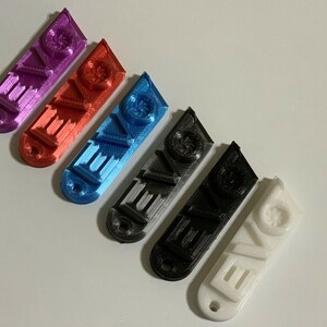 Evo Turbo Keychain 3D Printed Mitsubishi Evo Mitsubishi - Etsy