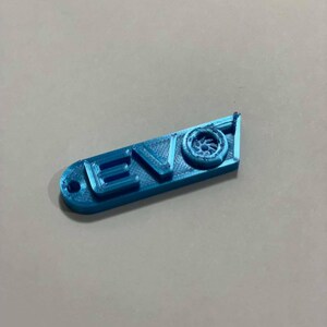 Evo Turbo Keychain 3D Printed Mitsubishi Evo Mitsubishi - Etsy