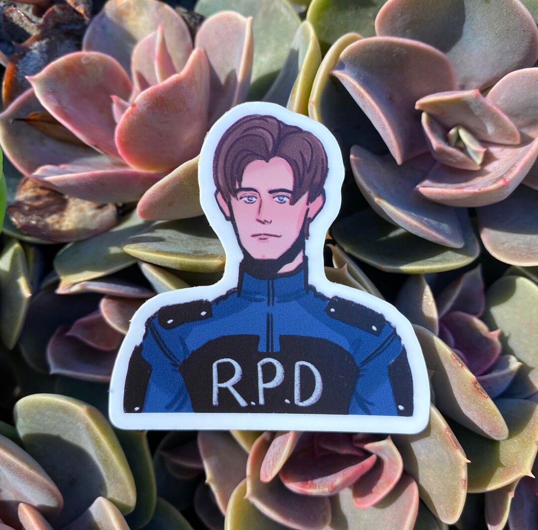 Leon Kennedy Resident Evil 2 Sticker - Etsy
