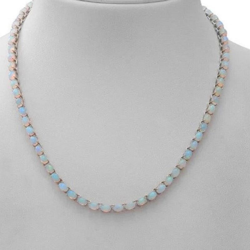 Fire Opal Necklace Choker - Etsy