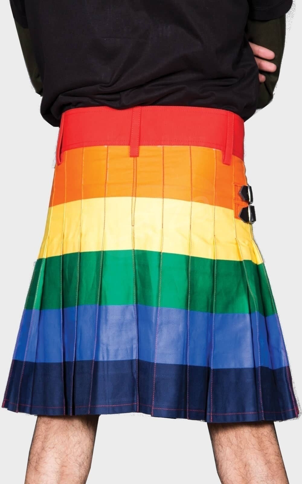 Rainbow Handmade Utility Kilt for Men - Etsy