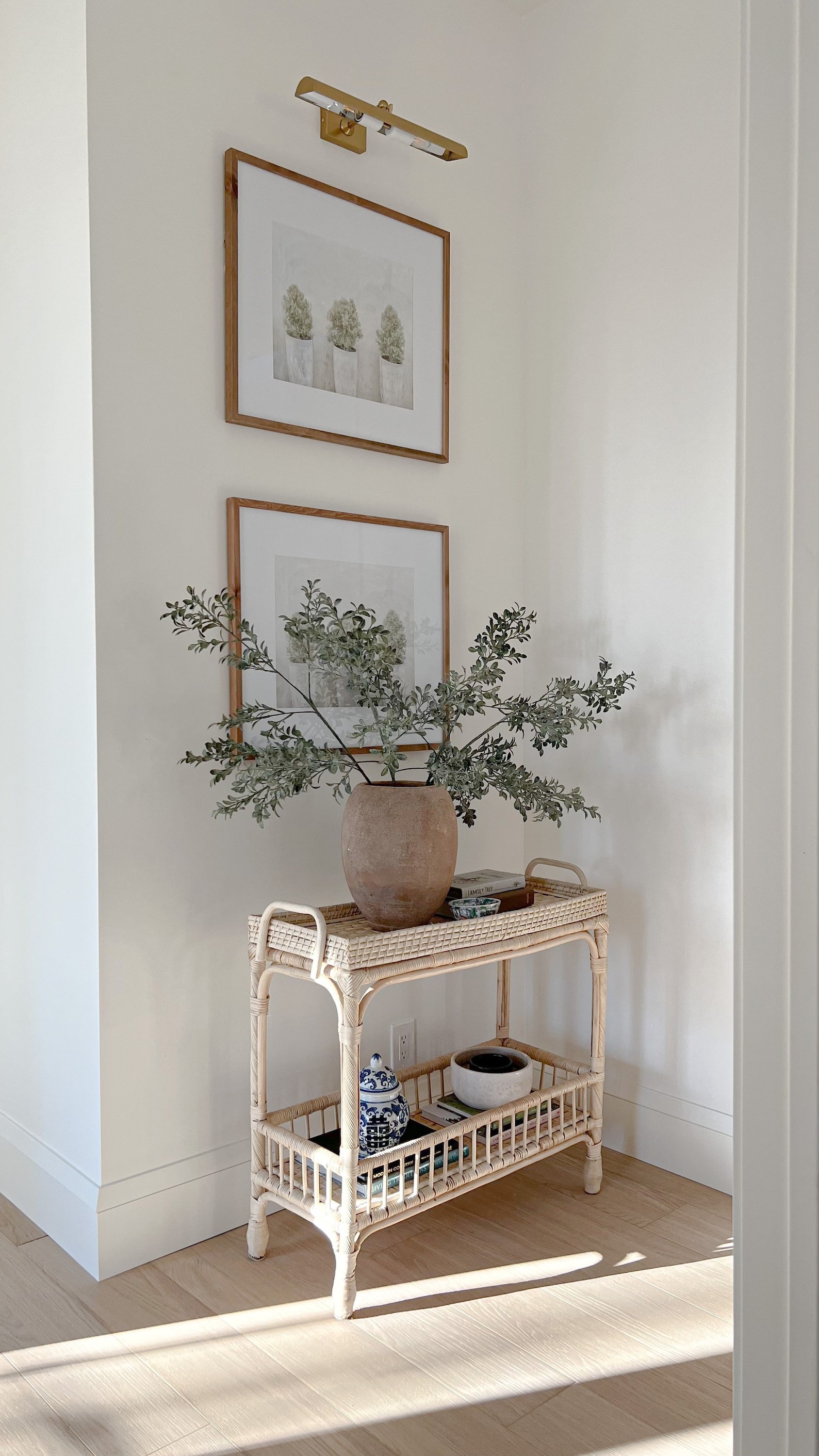 Antique Brass Cabinet Picture Light Fixture - Etsy