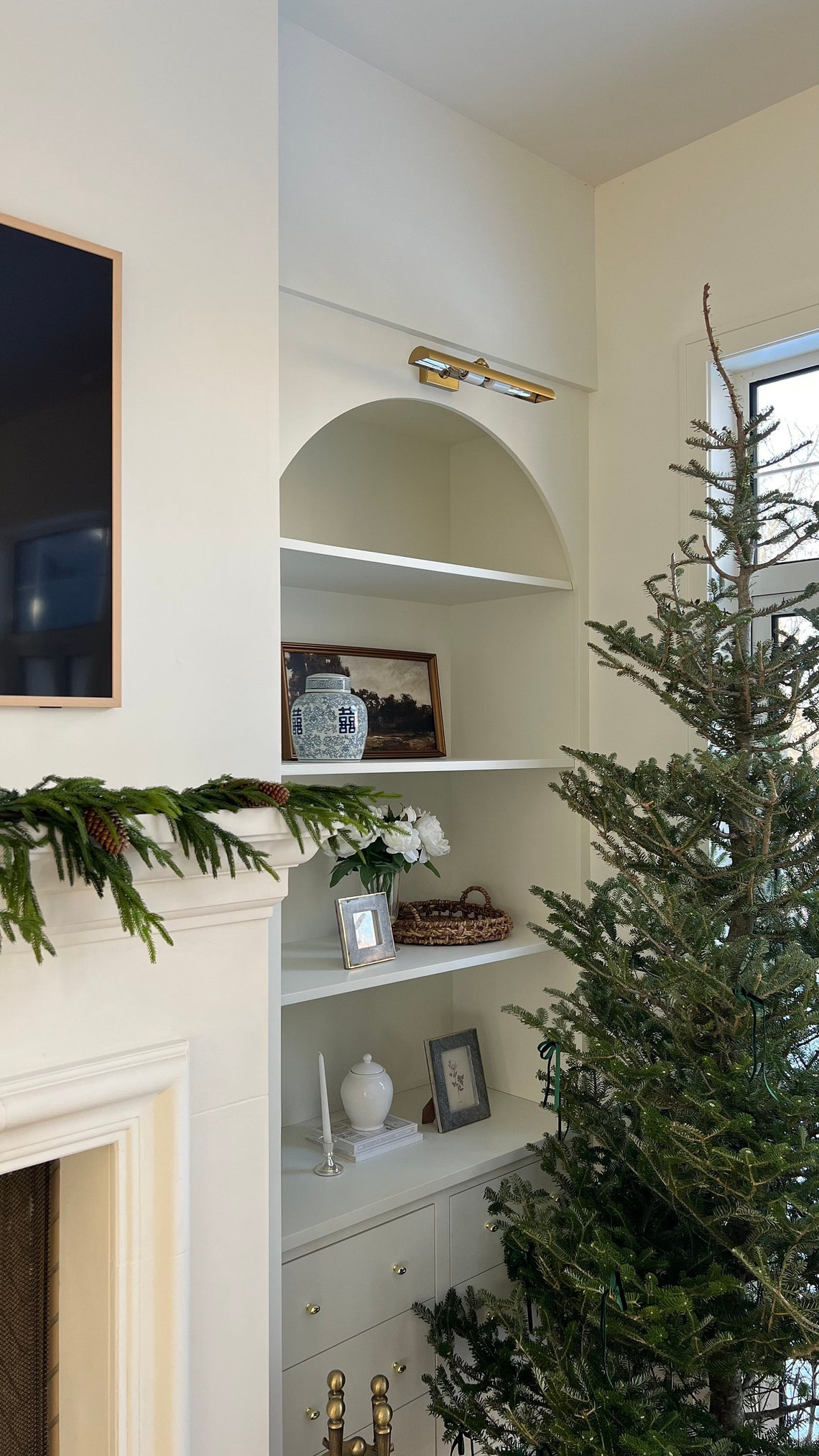 Antique Brass Cabinet Picture Light Fixture - Etsy