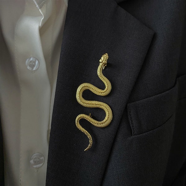 Snake Brooch - Etsy