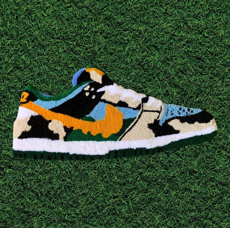 Custom Handmade Tufted Shoe Rugs - Etsy