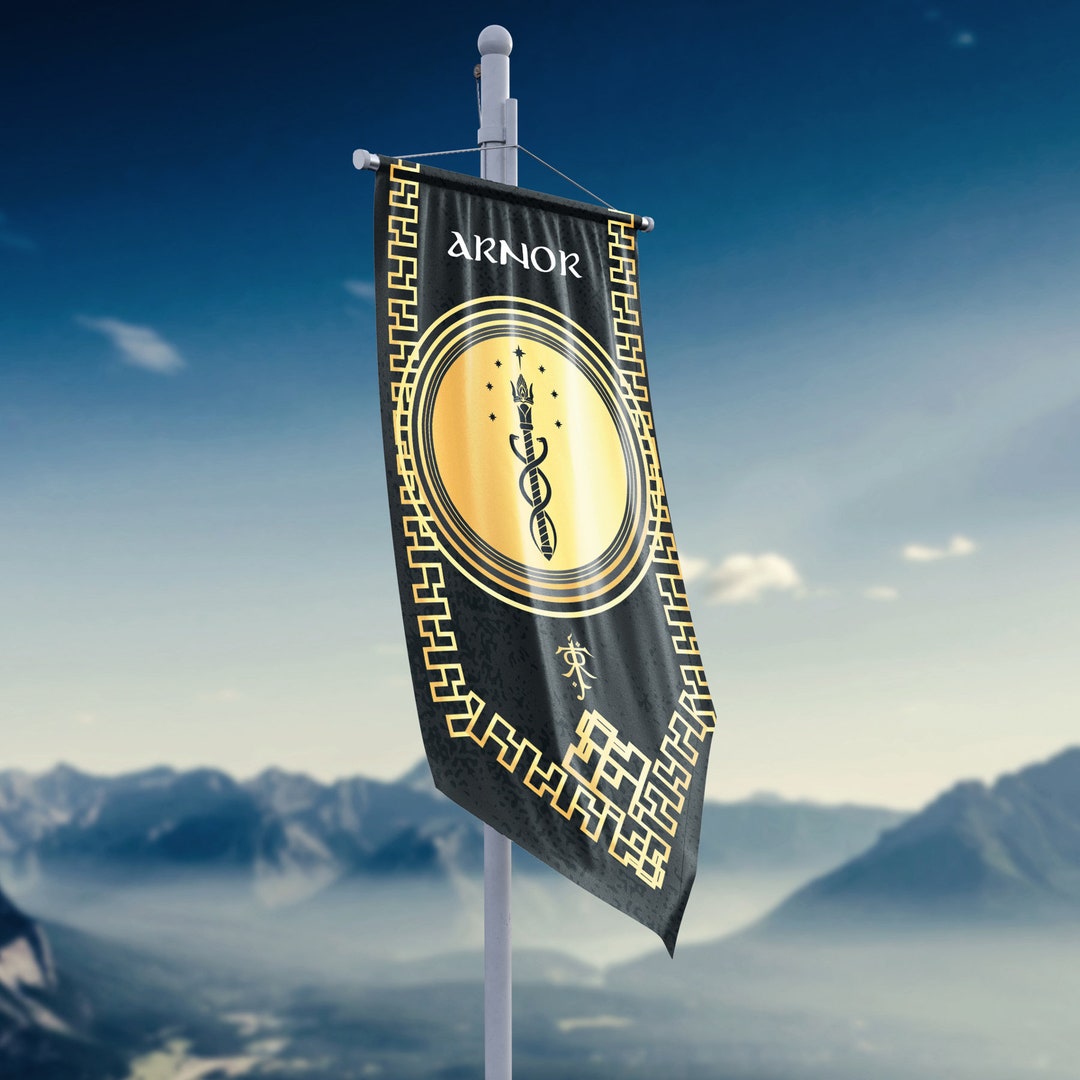 Lord of the Rings Arnor Flag,arnor,arthedain,erebor,ereinion Gıl-galad ...