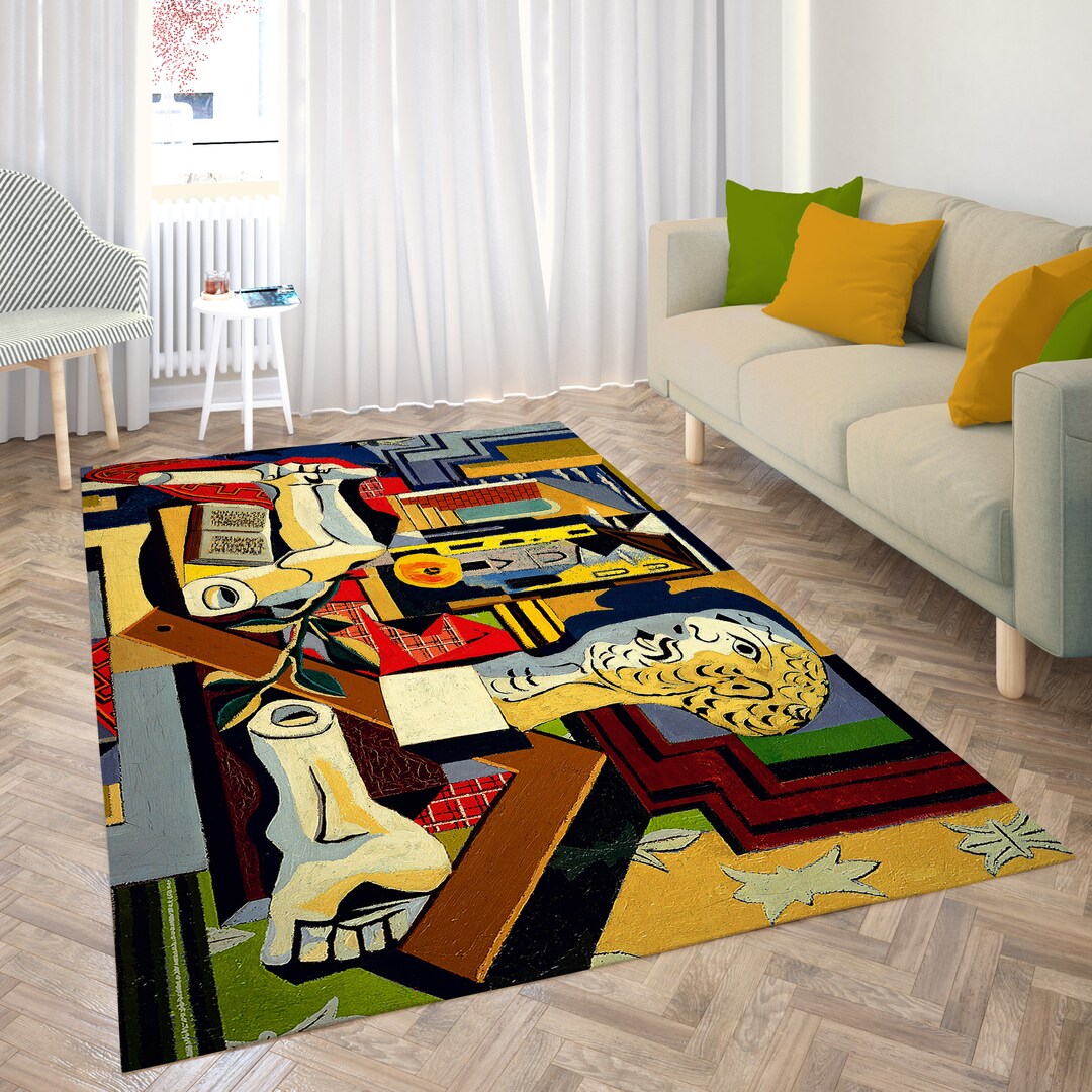 Pablo Picasso Studio With Plaster Head Carpet, Personalized Gift Carpet ...