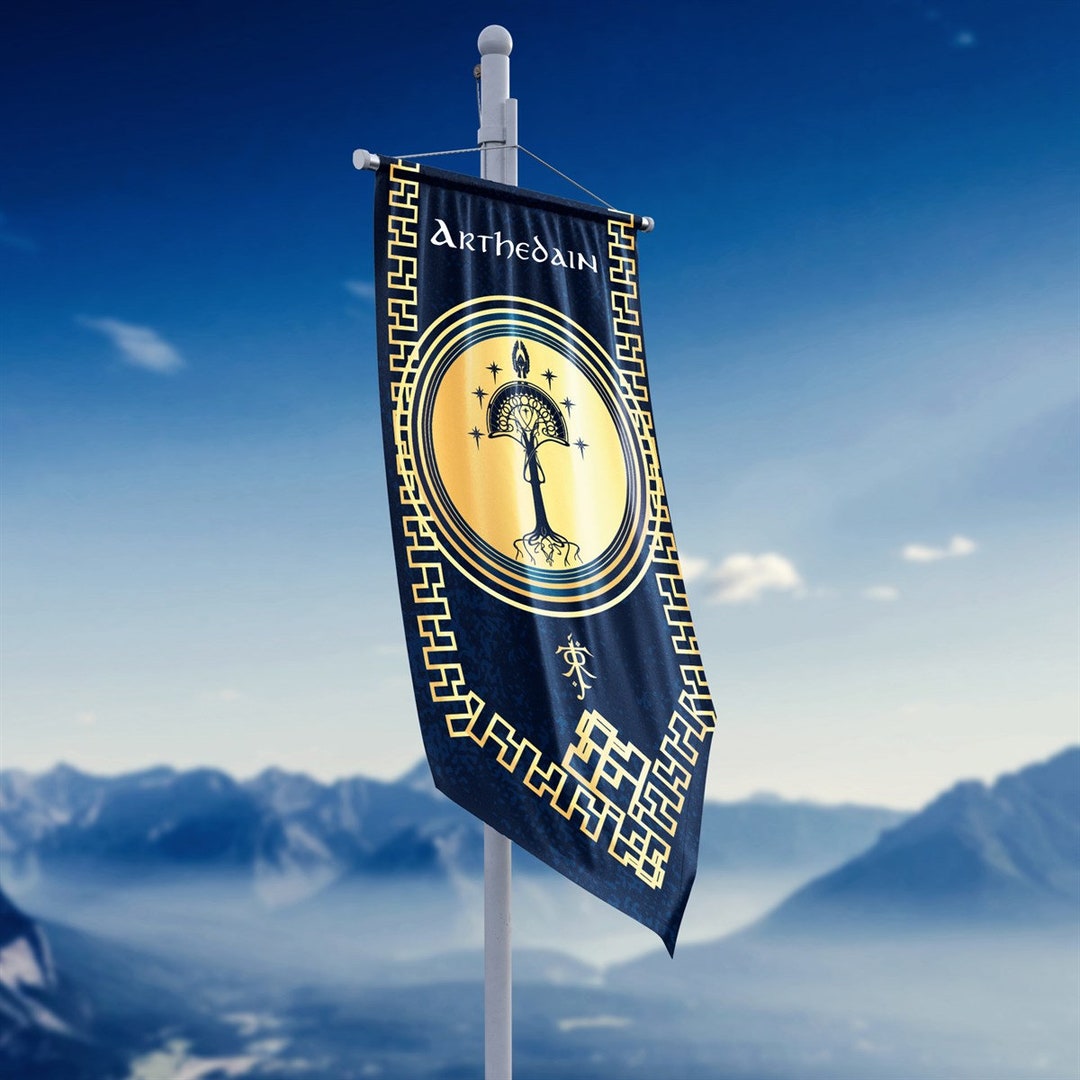 Lord of the Rings Arthedain Flag,arnor,erebor,ereinion Gıl-galad,gondor ...