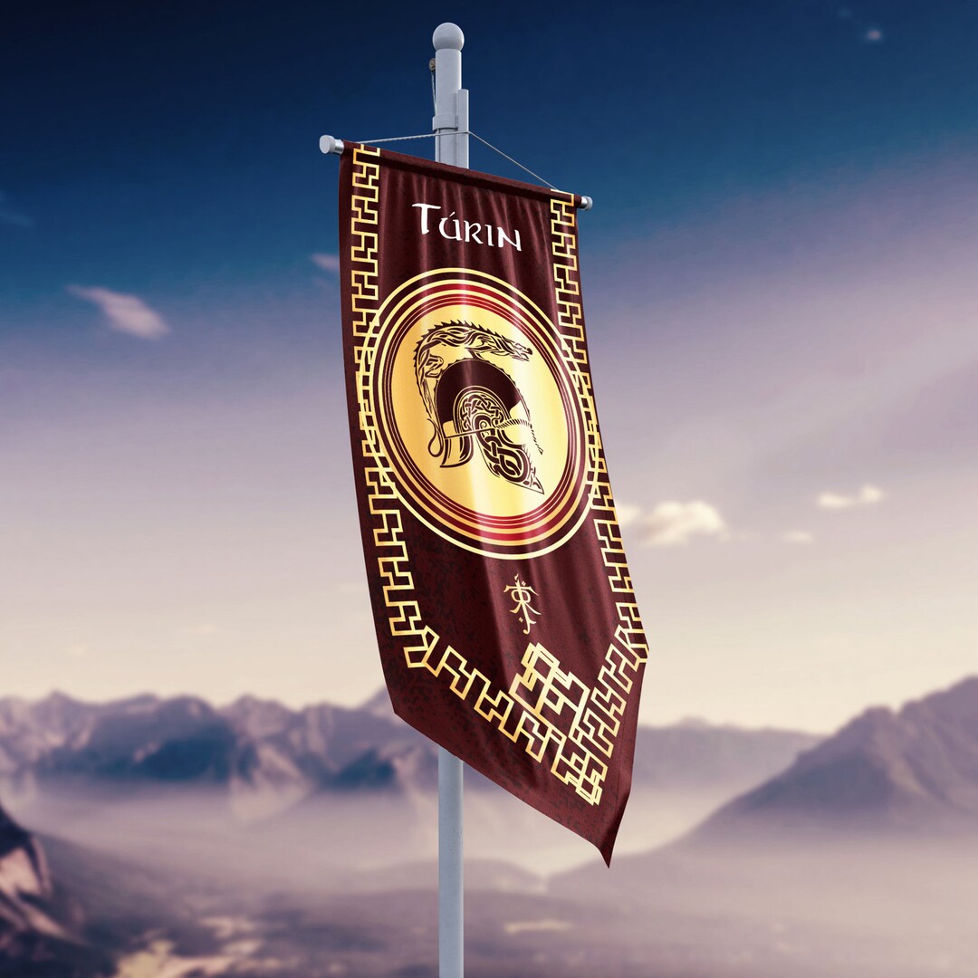 Lord of the Rings Turin Flag,arnor,arthedain,gondor,ereinion Gıl-galad ...