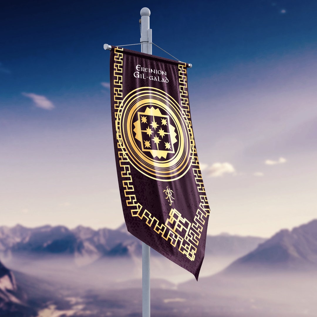 Lord of the Rings Ereinion Gıl-galad Flag,arnor,arthedain,gondor ...