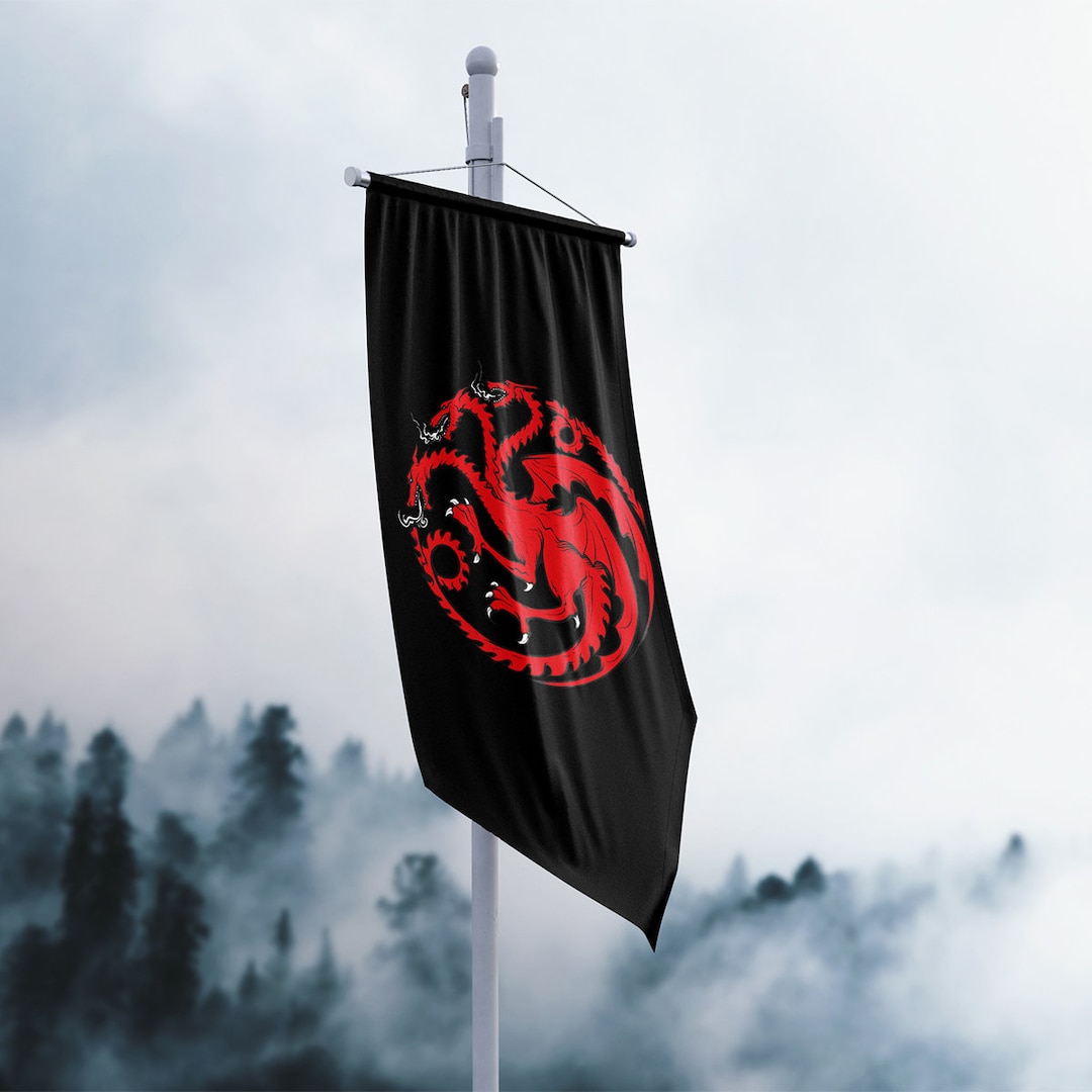 Game of Thrones Targaryen Dynasty Pennant Flag, Targaryen, Arryn ...