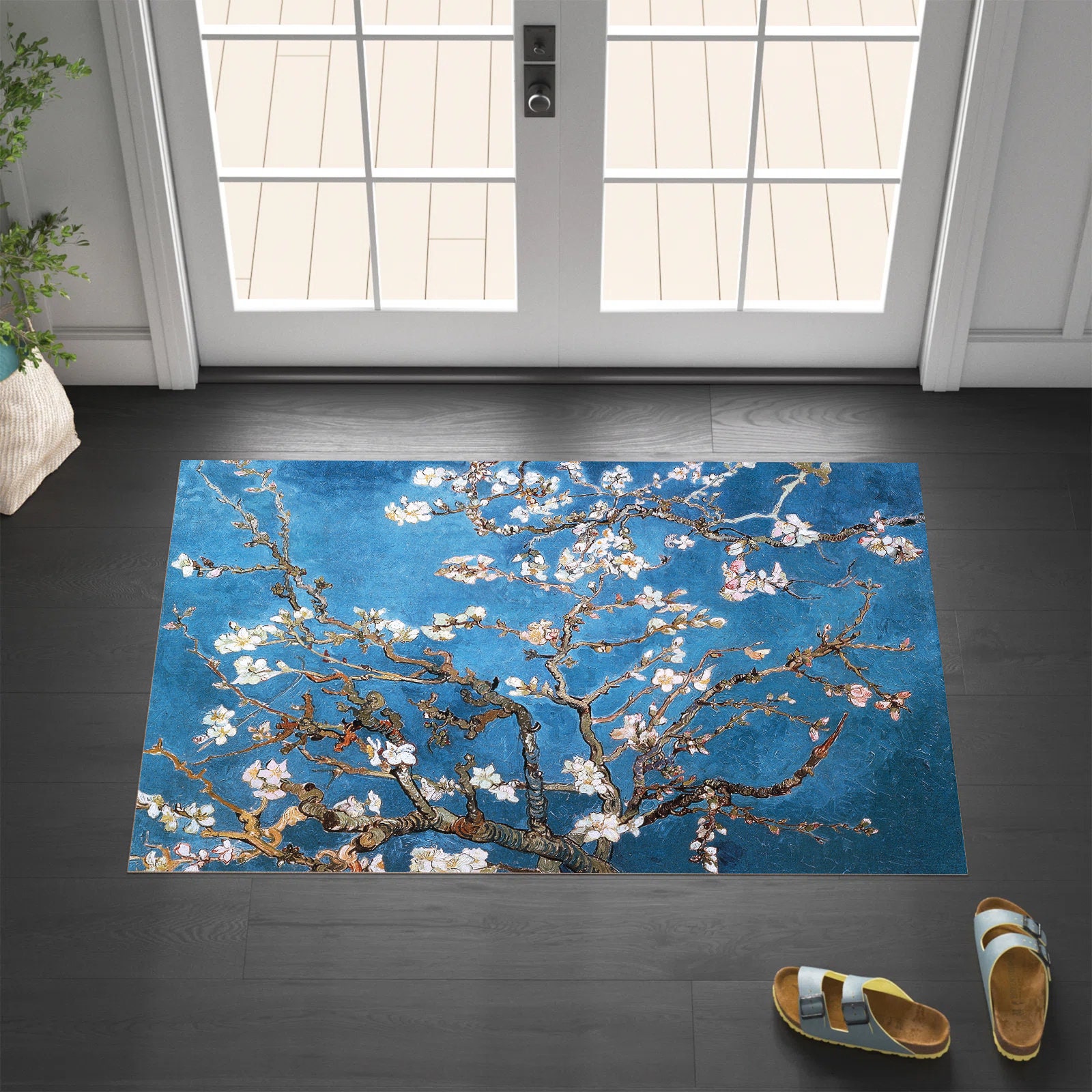 Vincent Van Gogh Almond Blossom Carpet, Personalized Gift Carpet,home ...