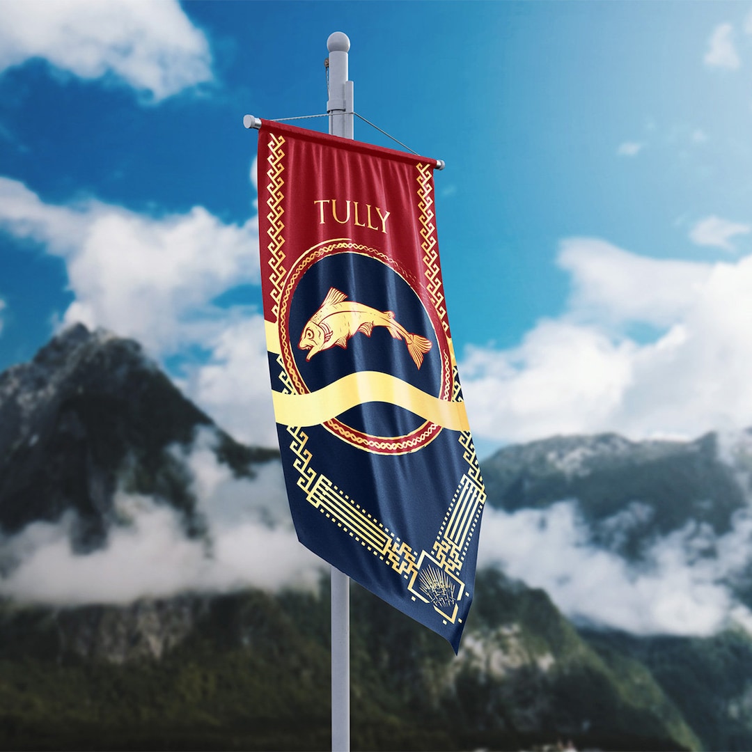 Game of Thrones Tully Dynasty Pennant Flag, Targaryen, Arryn, Baratheon ...