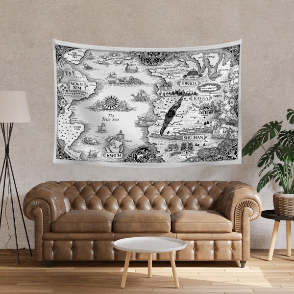 Tapestry Map of Grishaverse - Etsy
