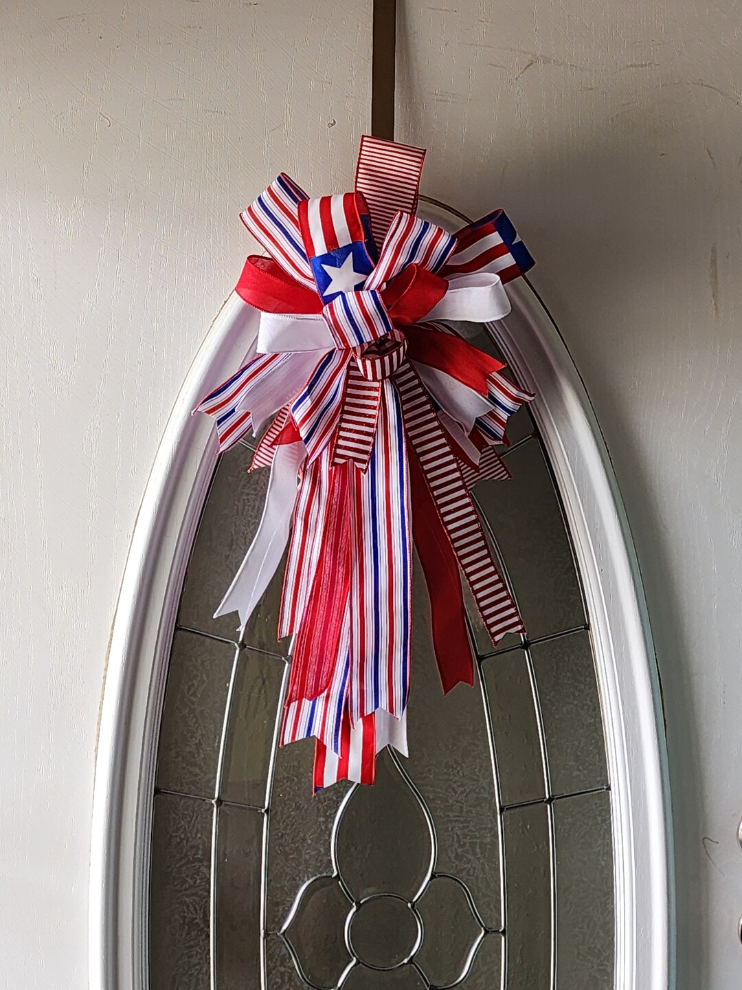 Red, White, and Blue Bows, Patriotic Bows Front Door, Patriotic Bows ...