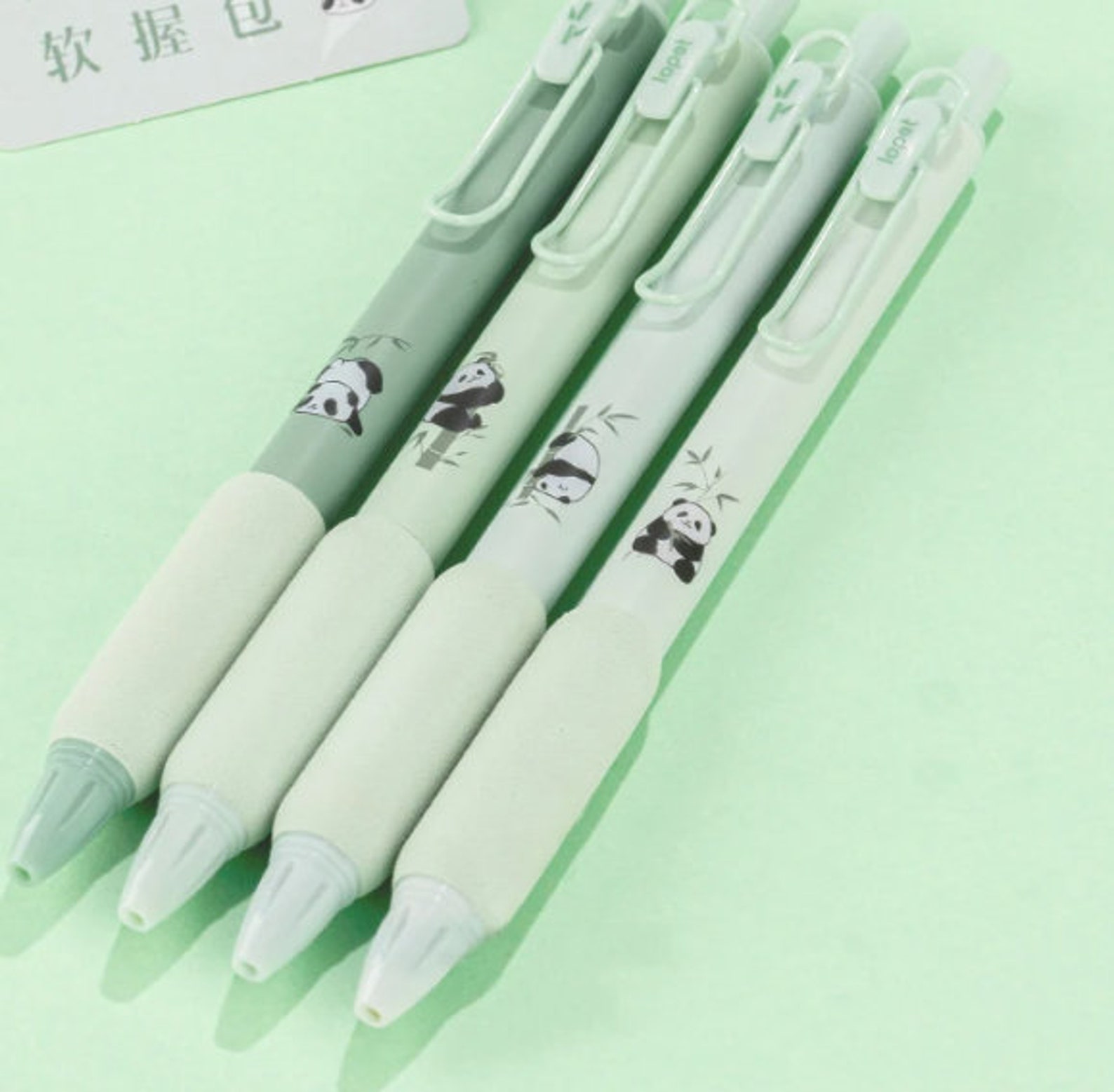 Cute Green Panda Pens - Animal Pens - Cute Stationery - Panda ...