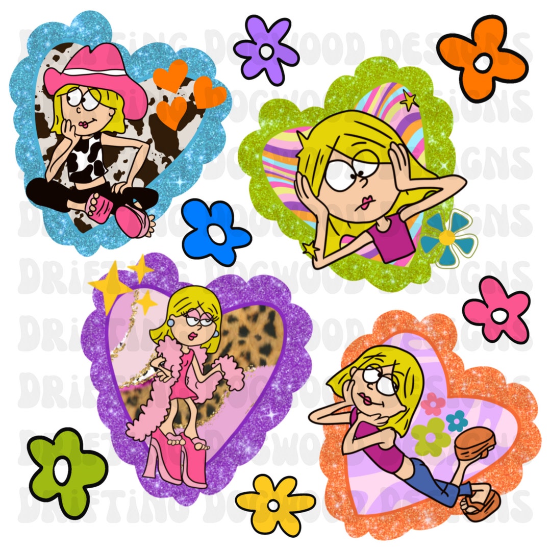 Lizzie Cartoon PNG File - Etsy