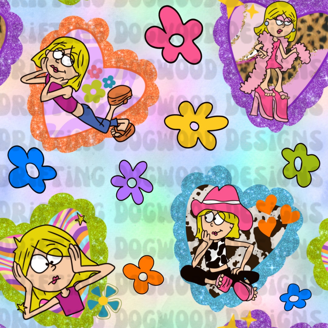 Lizzie Cartoon Seamless Pattern Digital File, Limited Design - Etsy