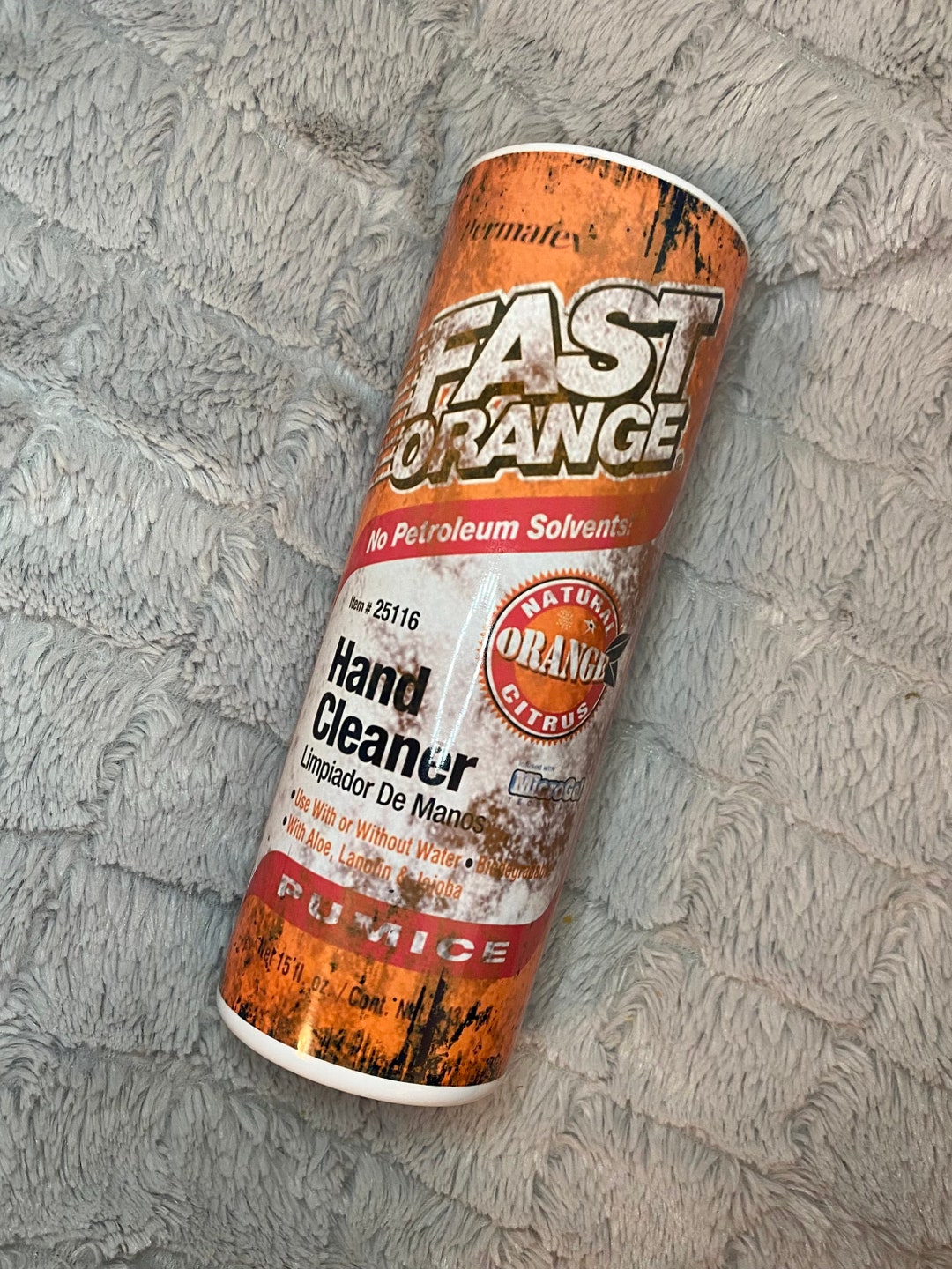 Fast Orange Hand Cleaner Tumbler, Ready to Ship Tumbler - Etsy