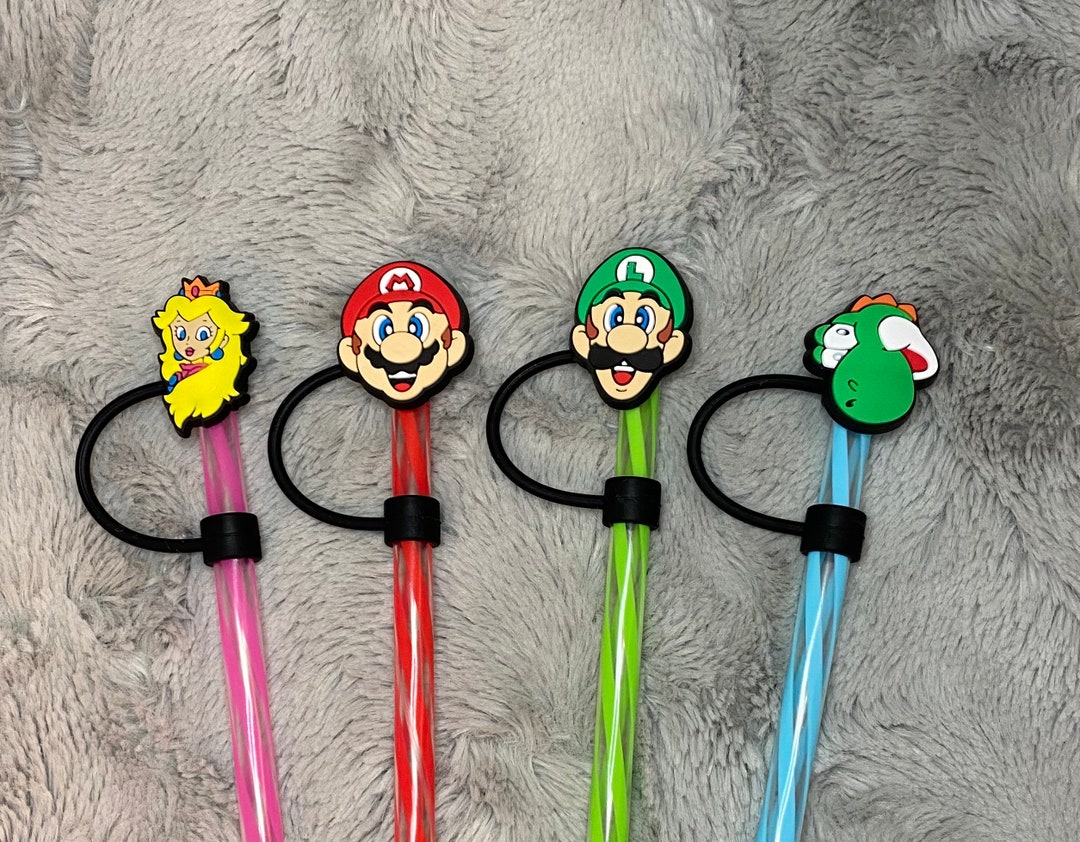 Mario Straw Topper, Straw Cover - Etsy