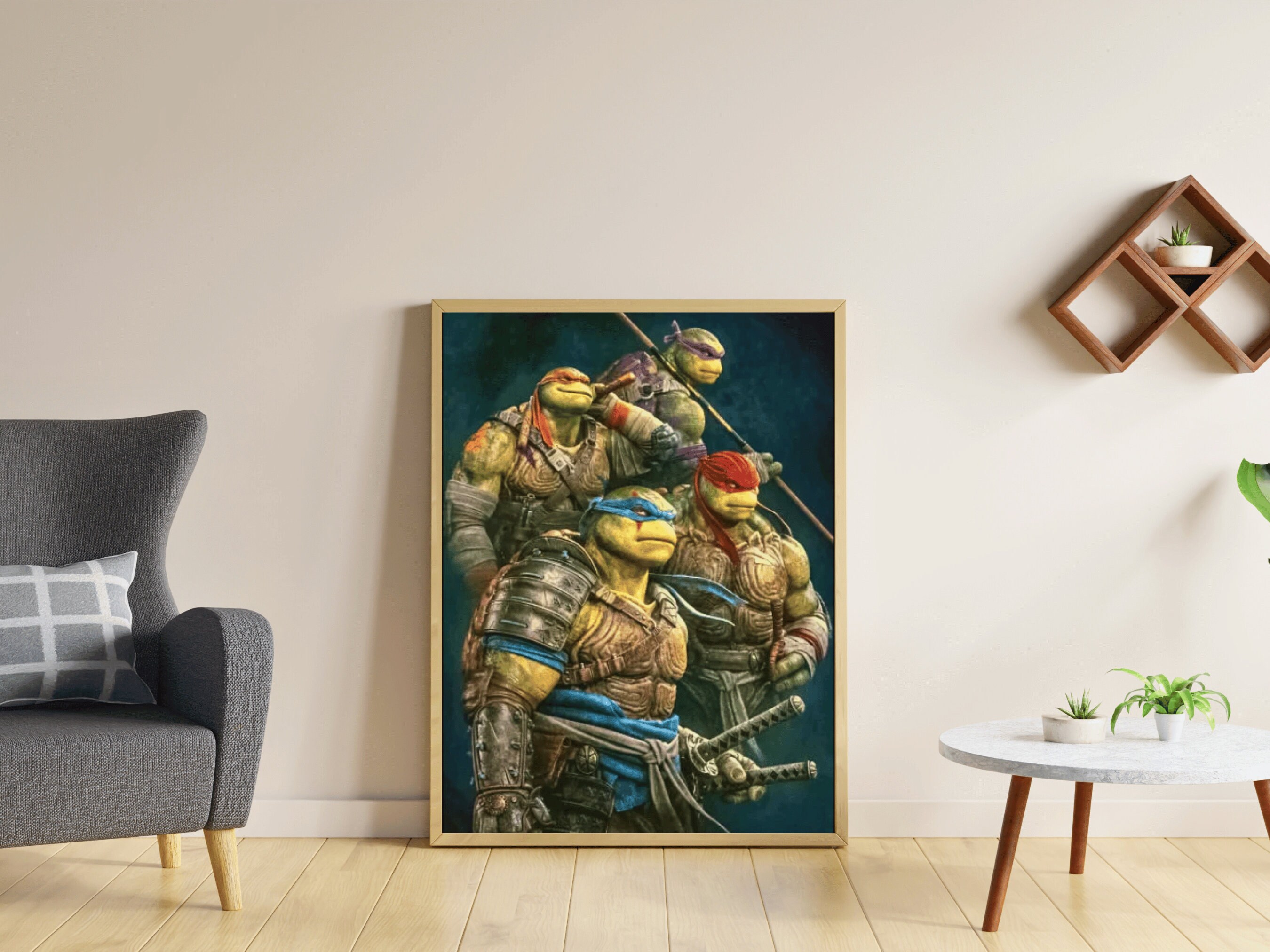 Ninja Turtle Cross Stitch Pattern - Printable PDF Chart for Needlework ...