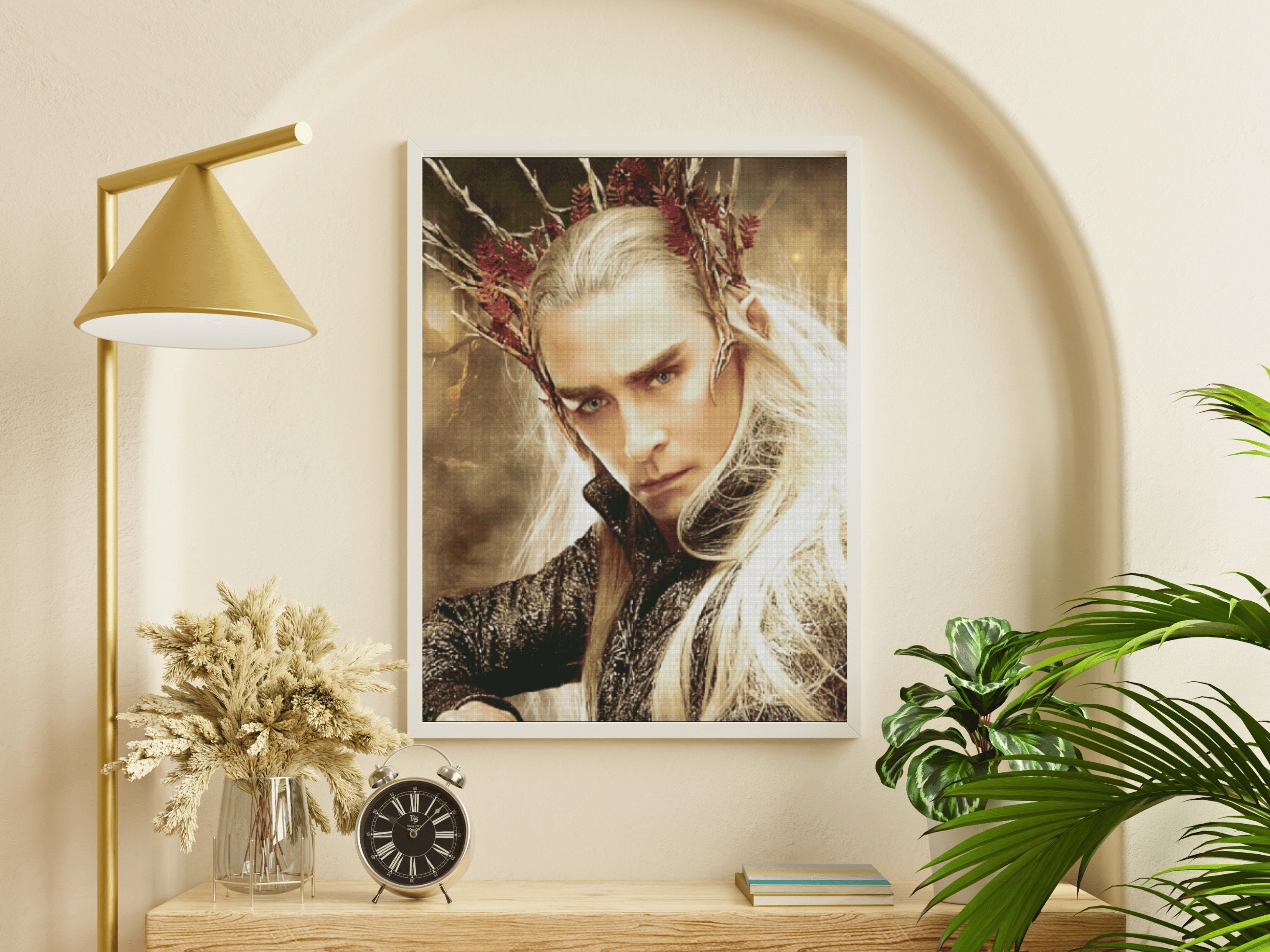 Thranduil Counted Cross Stitch Patterns: Lord of the Rings Inspired Craft. Thranduil Cross ...