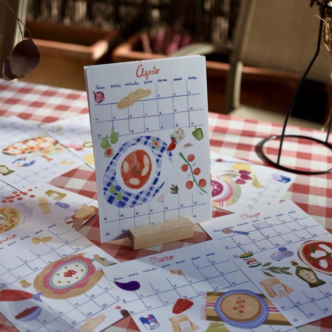 Recipe Calendar 2025 - Etsy UK
