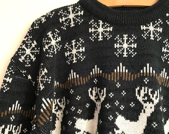 Reindeer Sweater | Etsy