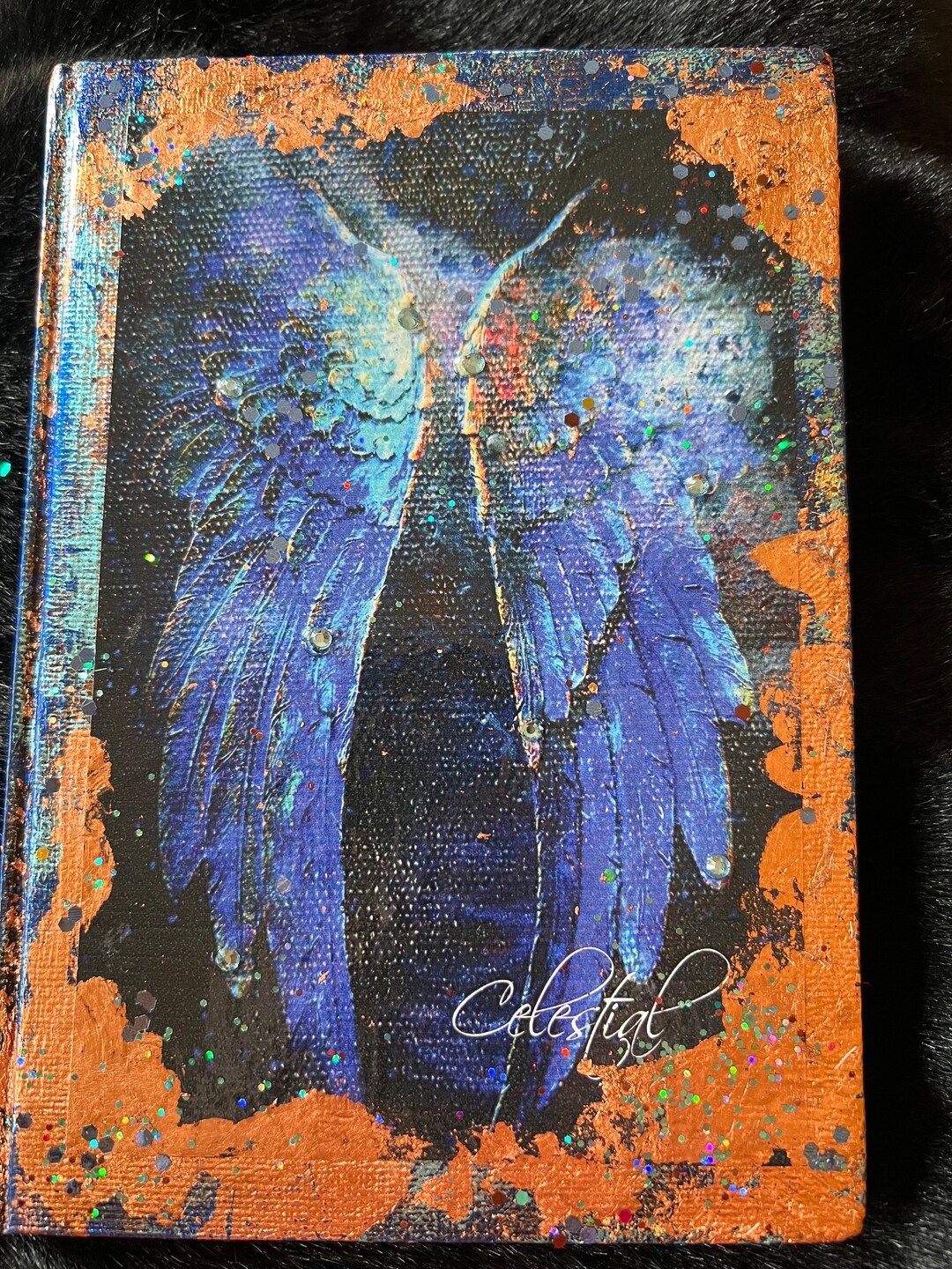 The Covering Angel Wing Lined Journal - Etsy