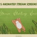 5 Animated Ghibli Style Stream Scenes Screen Stream Overlays for Twitch ...