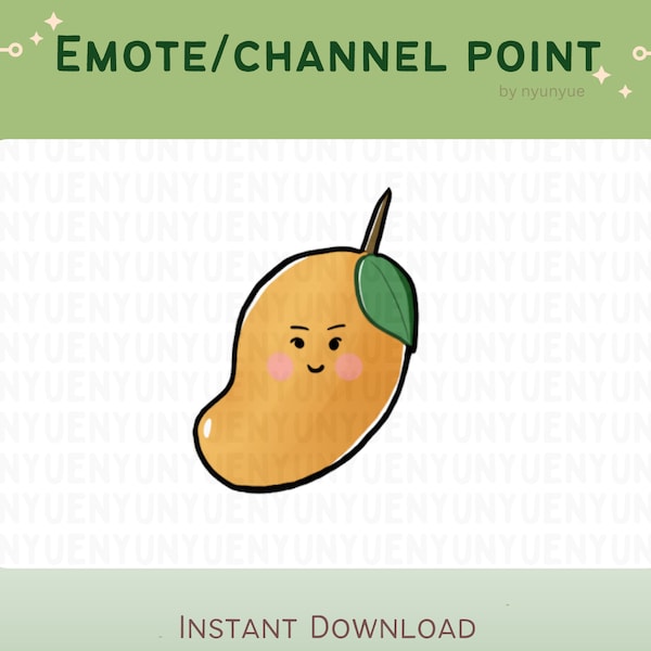 Mango Emotes - Etsy