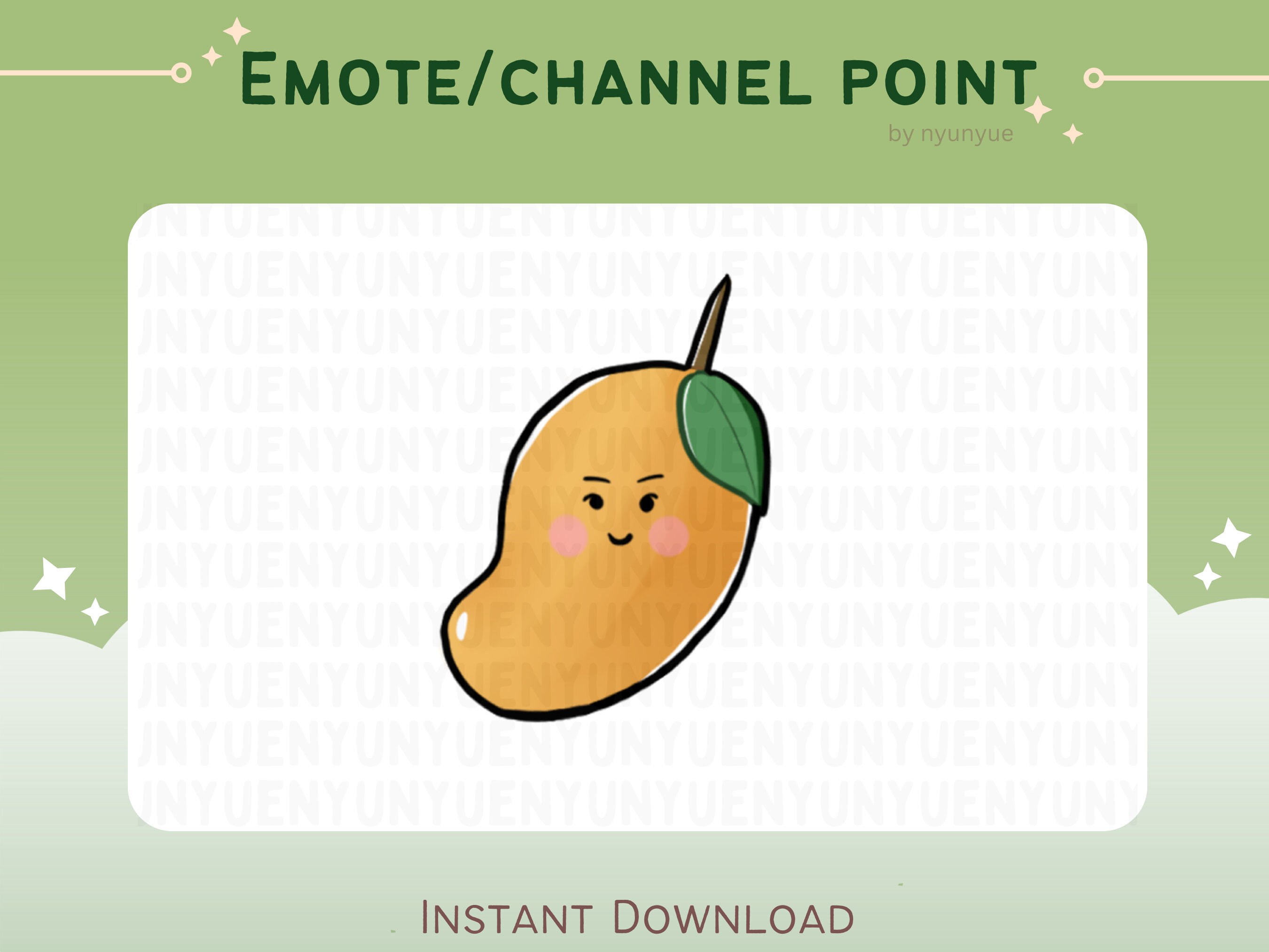 Twitch Emotes "mango" Channel Points for Streamer - Twitch, Youtube ...