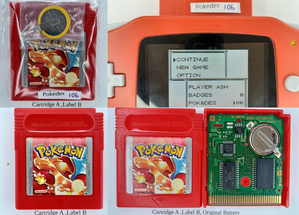 Original Gameboy Classic Games , All Tested Verified Authentic! English ...