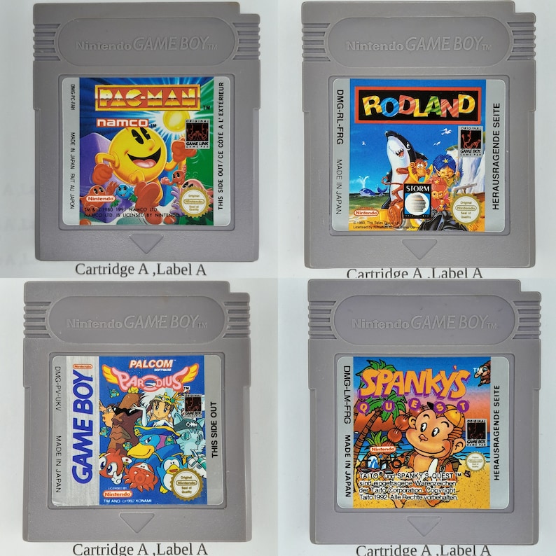 Original Gameboy Classic Games , All Tested Verified Authentic! English ...