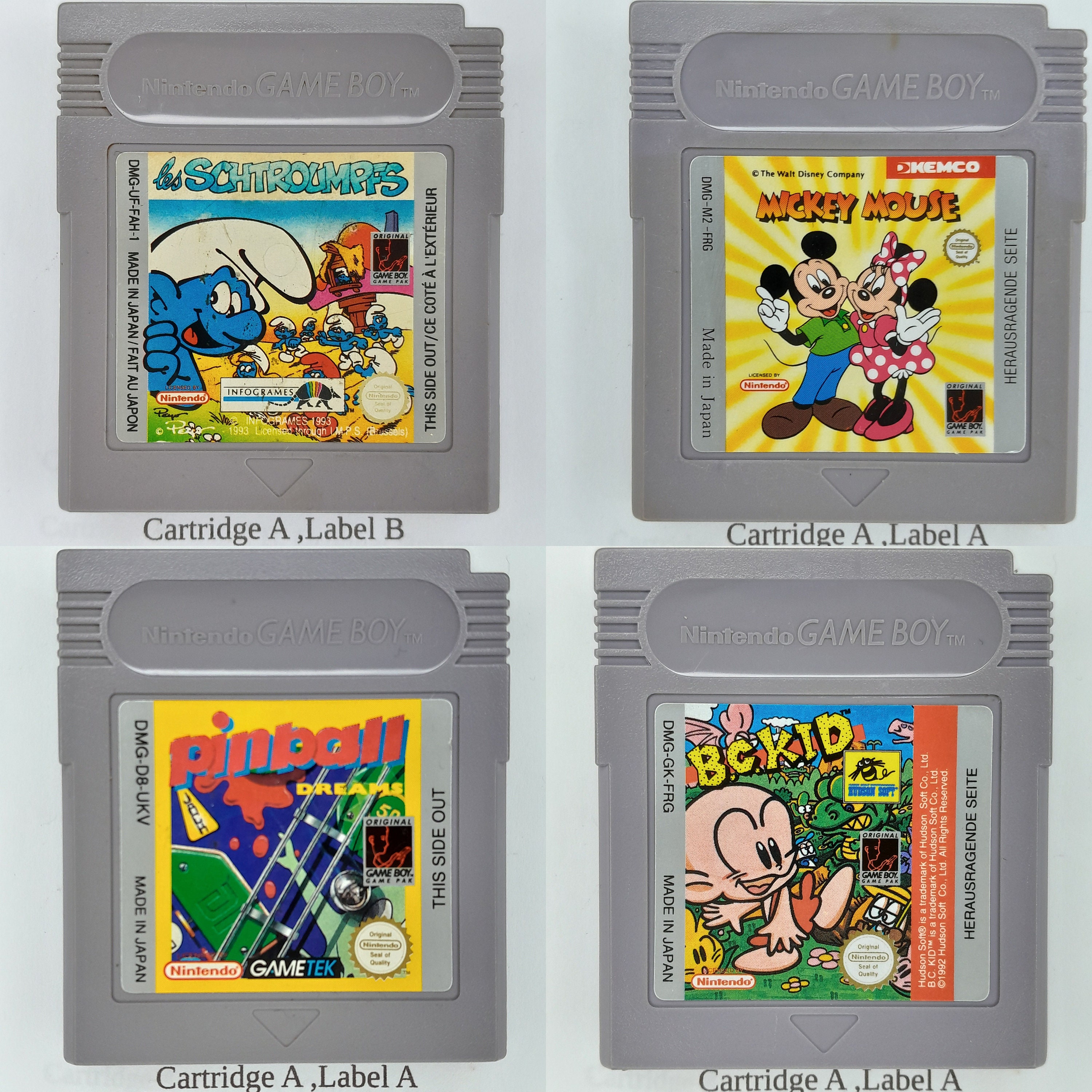 Original Gameboy Classic Games , All Tested Verified Authentic! English ...
