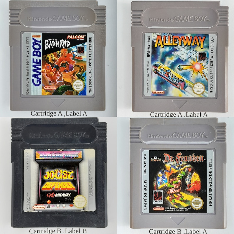 Original Gameboy Classic Games , All Tested Verified Authentic! English ...