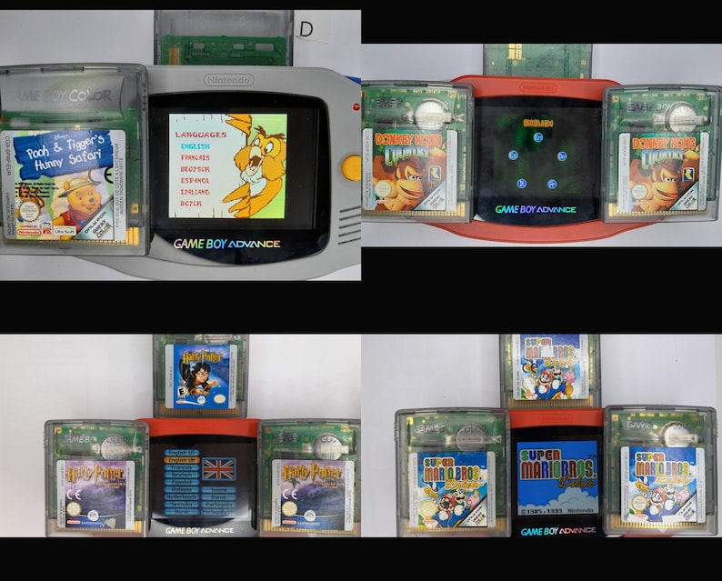 Authentic Gameboy Color Games, Tested English + Multilingual Cartridges ...